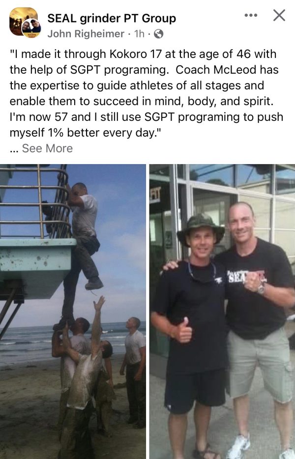 ONLINE COACHING | Seal Grinder PT