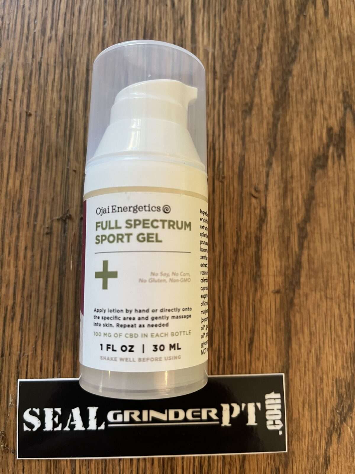 SGPT Review: Ojai Energetics Full Spectrum Sports Gel | Seal Grinder PT
